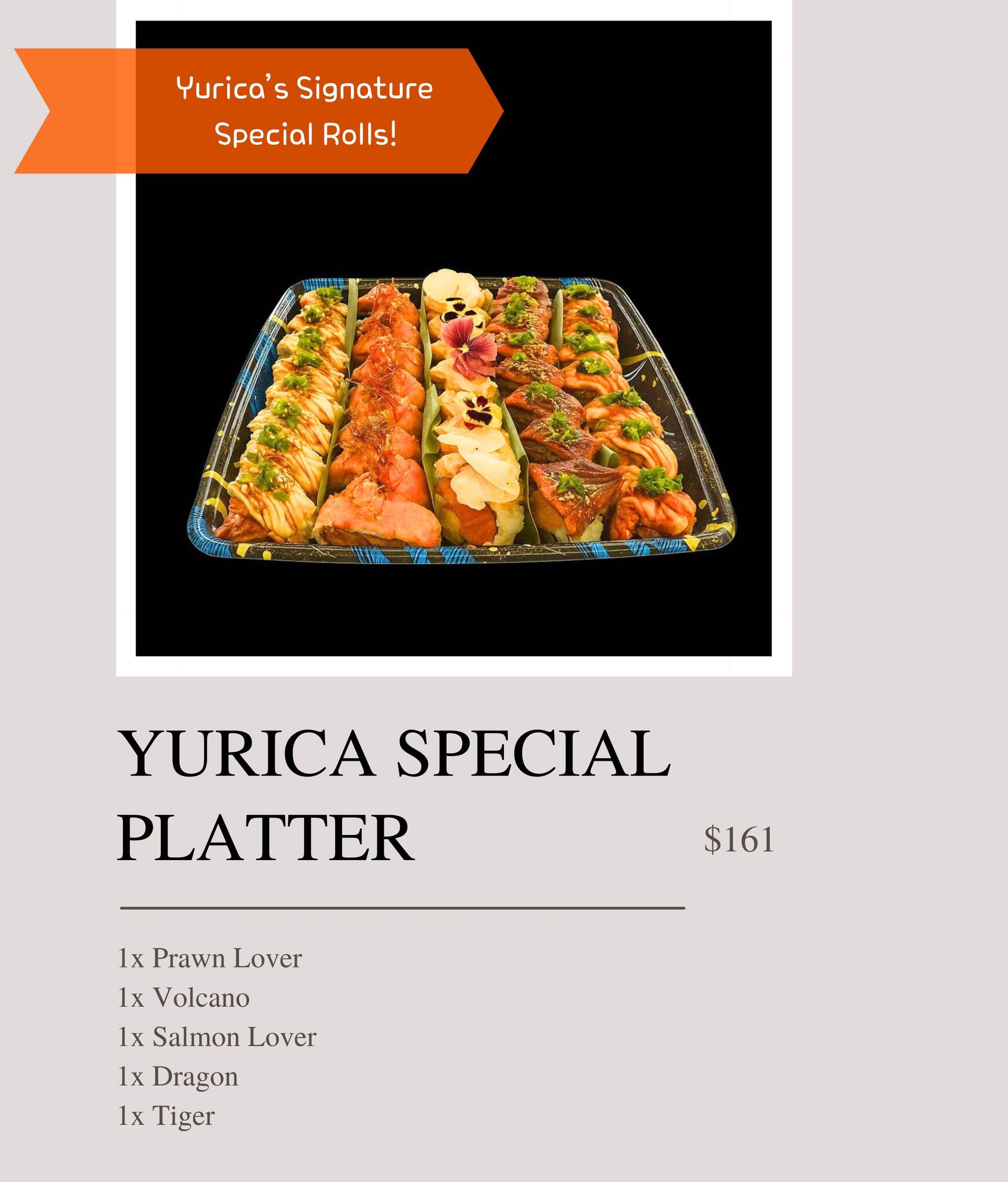 Platter-Menu | Yurica Japanese Kitchen North Sydney